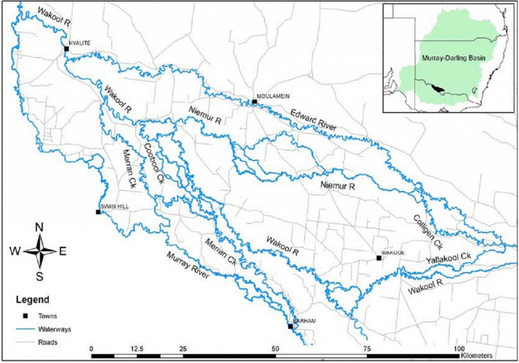 dead Wakool map - Jennifer Marohasy